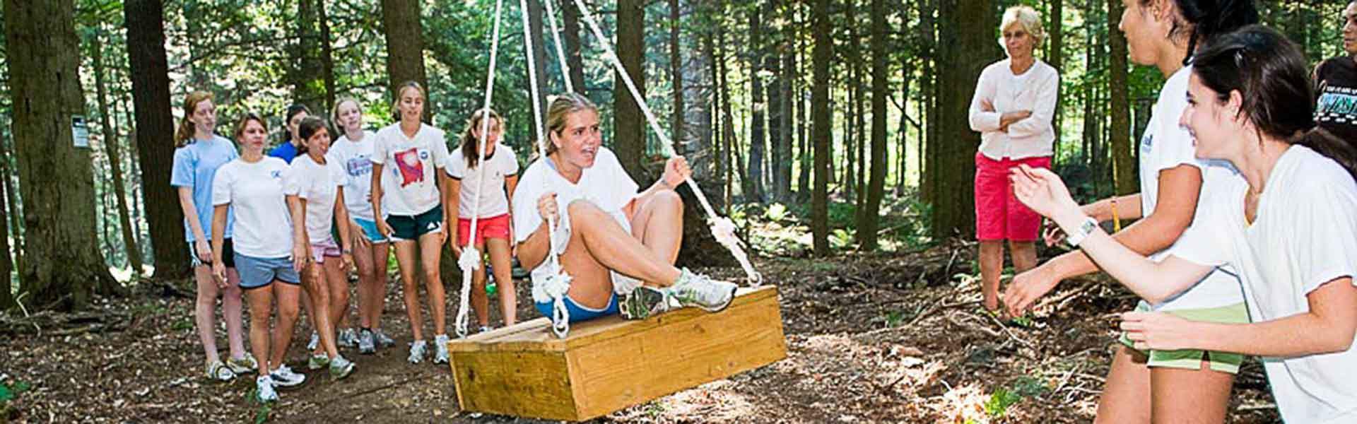 Outdoor Low Ropes Challenge Course | The Clark Sports Center